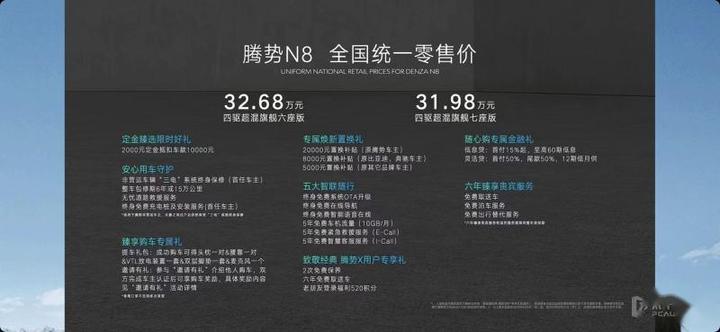腾势N8正式上市 售价区间为31.98-32.68万元 - 知乎