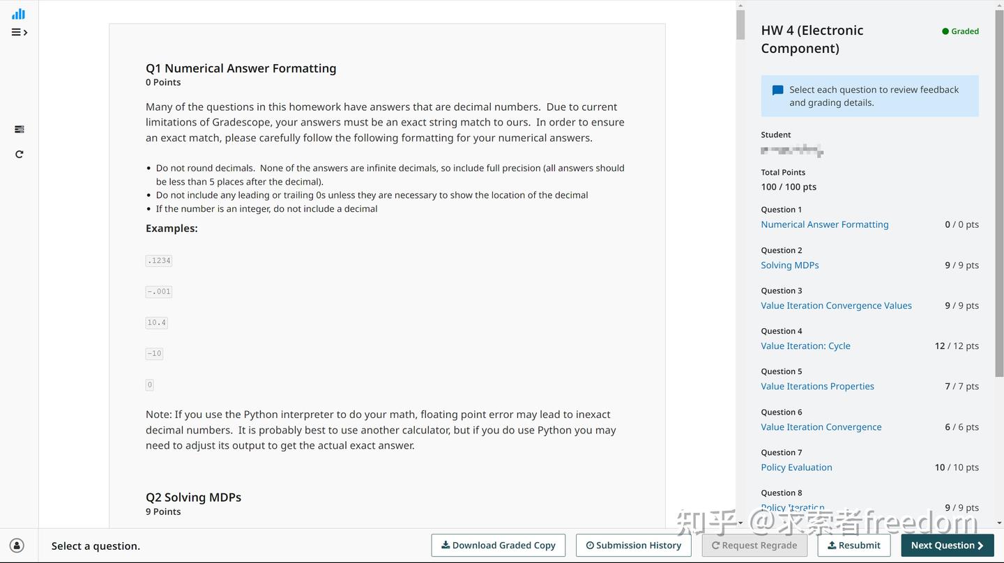 CS188 Homework4解析 - 知乎