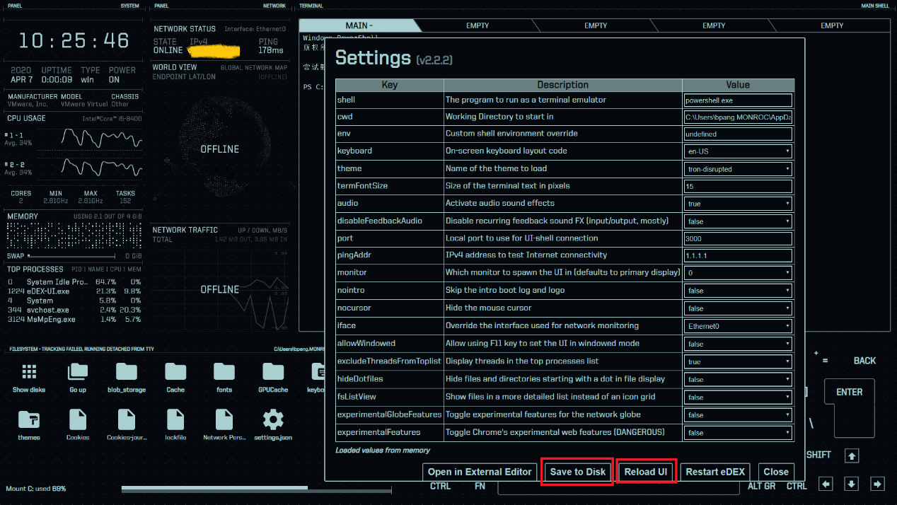 酷炫的终端模拟器eDEX-UI - 知乎