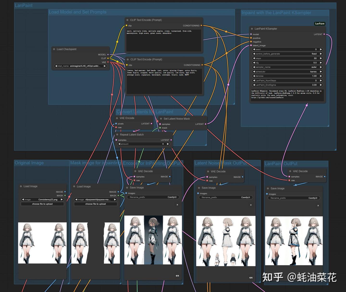LanPaint：零训练消除AI图像违和感！与ComfyUI完美兼容的无损修复神器 - 知乎