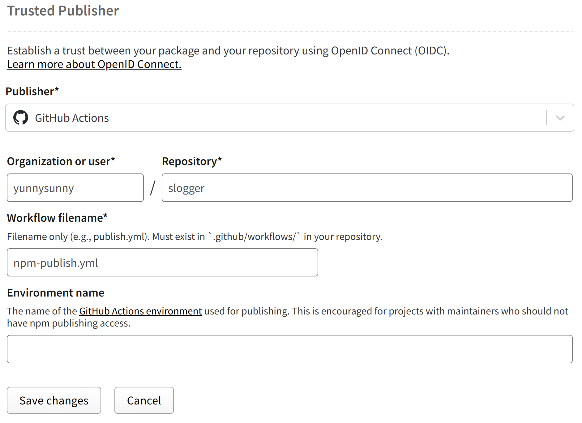 使用 OIDC 鉴权模式 发布npm - 知乎