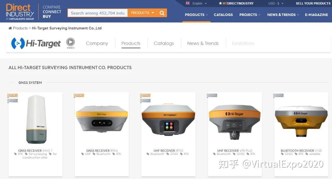 工业B2B平台 | 《望下个五年，与Directindustry工业在线展会继续携手前行，共创未来》-广州市中海达测绘仪器有限公司 - 知乎