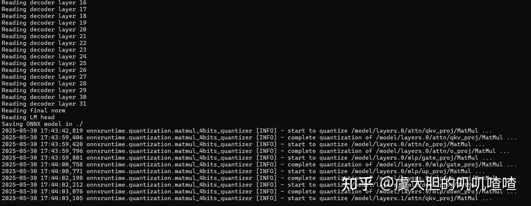如何使用ONNX Runtime GenAI转换模型 - 知乎