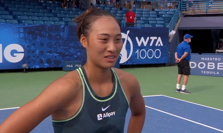 翻译：20岁郑钦文：逆转43岁大威，进WTA1000辛辛那提16强对阵No.1 - 知乎