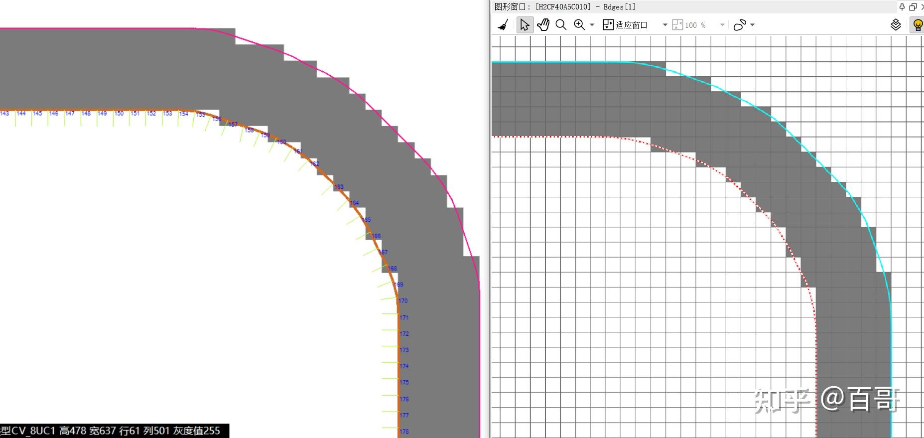 动手实现halcon的edges_sub_pix算法，从灰度图中提取亚像素轮廓 - 知乎