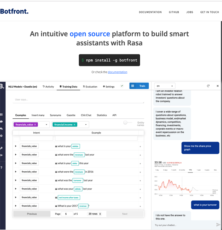 开源对话机器人平台botfront初体验 - 知乎