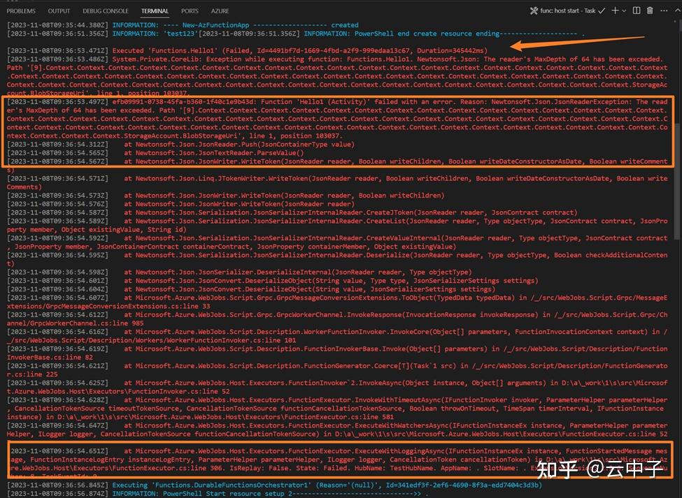 PowerShell 函数遇见 Newtonsoft.Json.JsonReaderException: The reader's MaxDepth of 64 has been ...