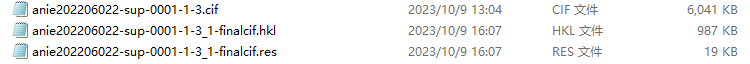 提取CIF中的hkl和res文件 - 知乎