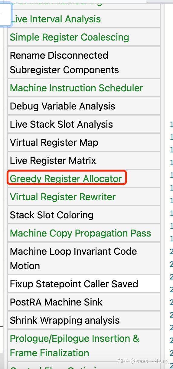 过一遍LLVM中Register Allocate 相关pass源码(basic register allocator) - 知乎