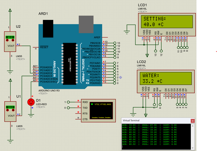 Proteus仿真-LM35温度检测与双液晶显示 - 知乎