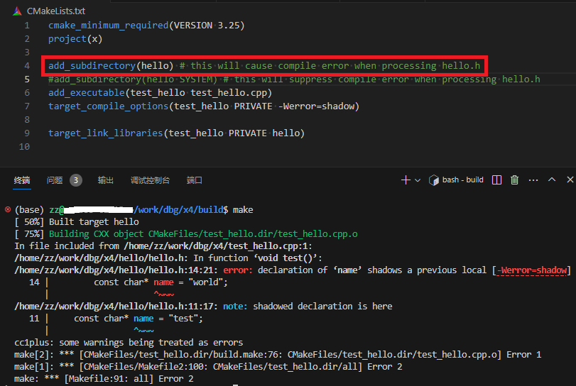 5分钟掌握cmake(19): 使用 SYSTEM 关键字忽略三方库头文件的编译警告 - 知乎