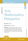Acta Mathematica Hungarica数学领域中科院4区期刊 - 知乎