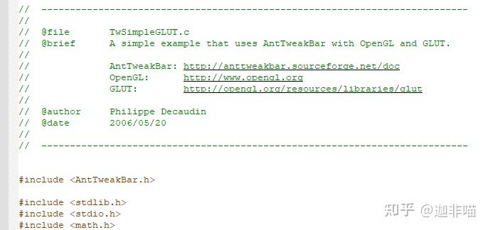CMake+AntTweakBar编译运行TwSimpleGLUT - 知乎