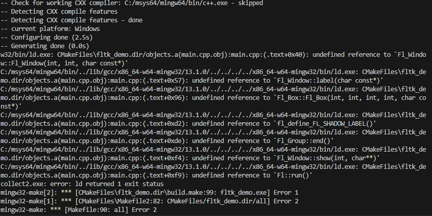FLTK基于cmake编译以及使用（Windows、macOS以及Linux） - 知乎