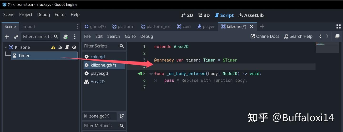 Godot 教程图文【3】场景中的交互 - 知乎