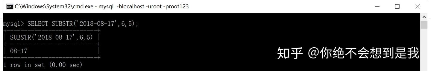 MySQL|SUBSTR() 函数用法 - 知乎