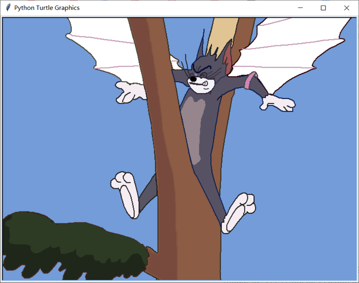 用Python画出汤姆劈树名场面 - 知乎