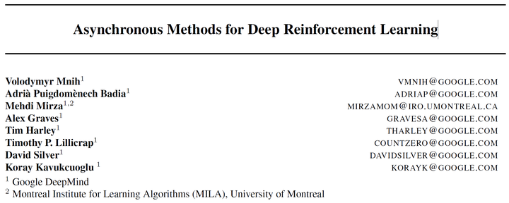 [4.RL_THEORY_a3c_4] 深度强化学习的异步方法 - 知乎