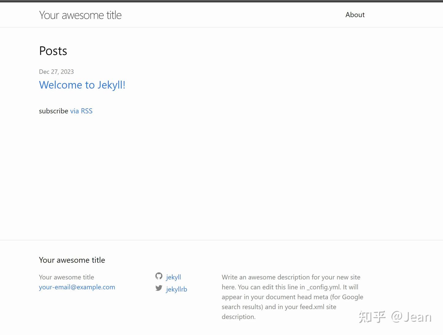 在本地 Windows11 的环境下搭建支持多国语言的 Jekyll 网站，并部署到GitHub Pages - 知乎
