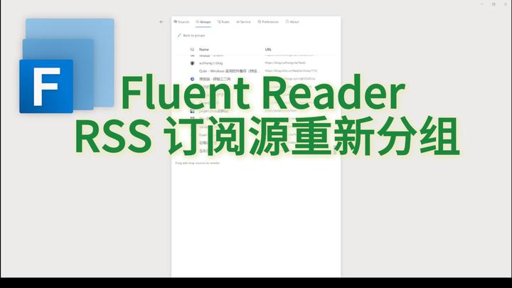 Fluent Reader 如何将RSS订阅源重新分组 - 知乎