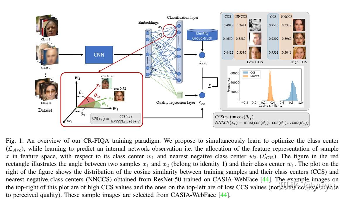 CR-FIQA: Face Image Quality Assessment by Learning Sample Relative Classifiability - 知乎