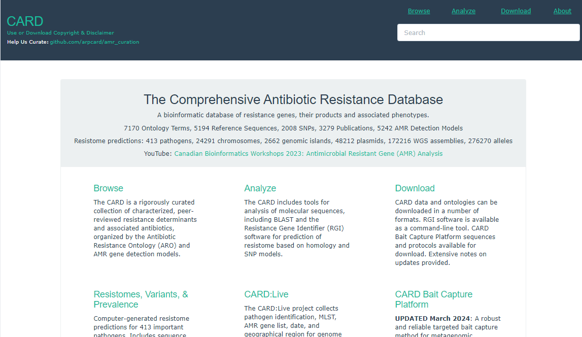CARD：综合抗生素耐药性数据库 - 知乎
