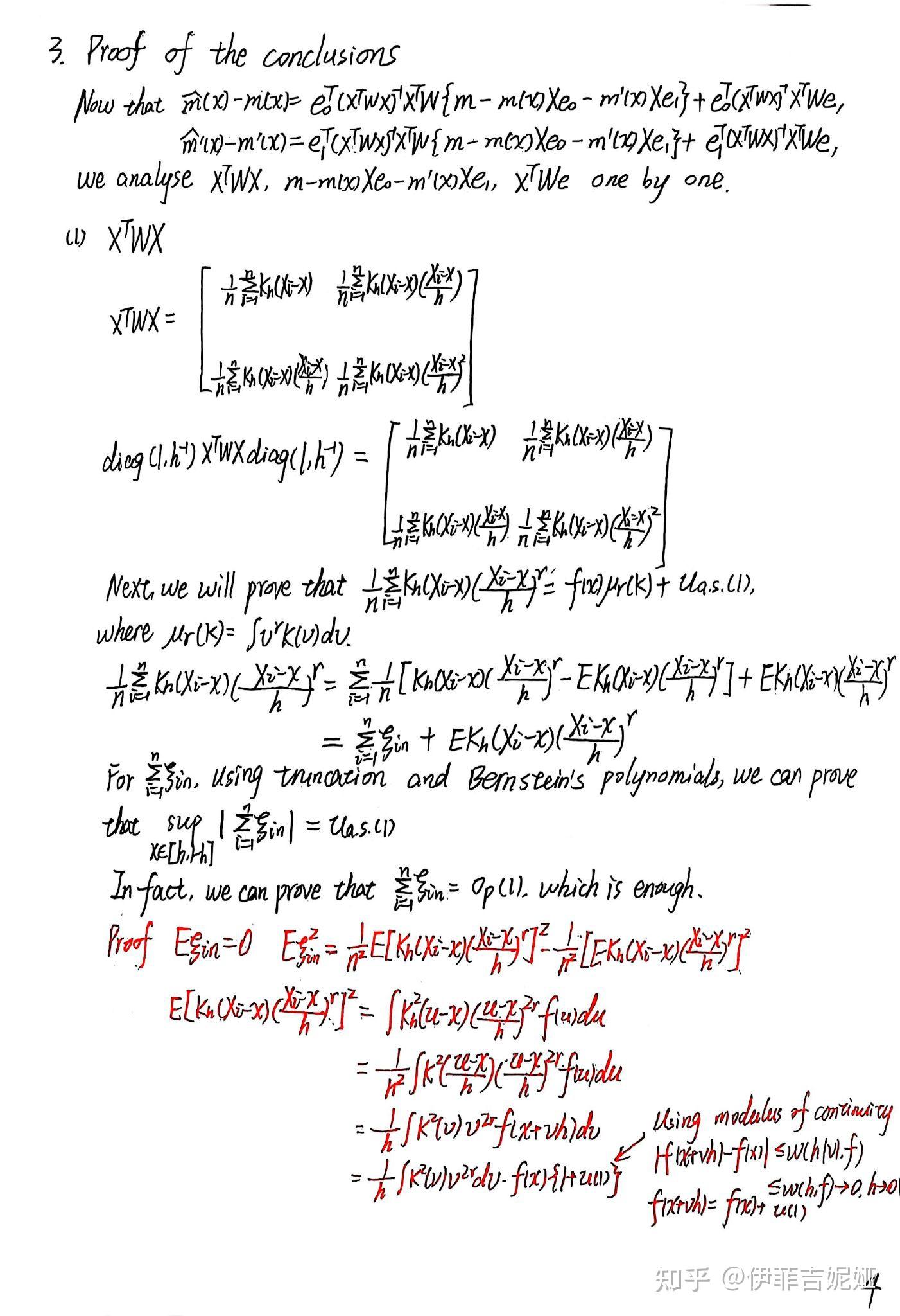 非参数统计基础第四章（Nonparametric Regression: Local Linear Estimator）复习笔记 - 知乎