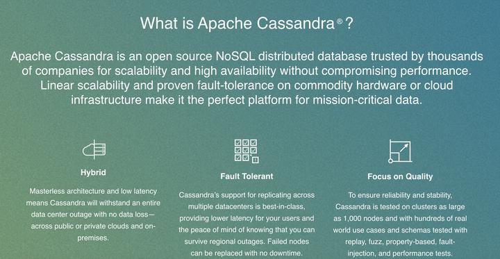 Cassandra，NoSQL中的兰博基尼！ - 知乎