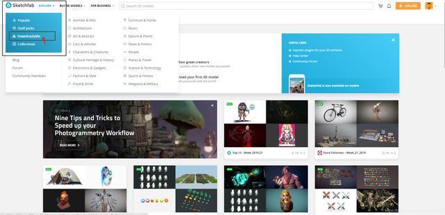 Sketchfab模型在ThingJS上的应用 - 知乎