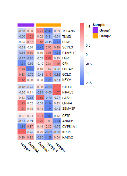 R语言中heatmap()、heatmap.2()、pheatmap()、ComplexHeatmap()绘制热图 - 知乎