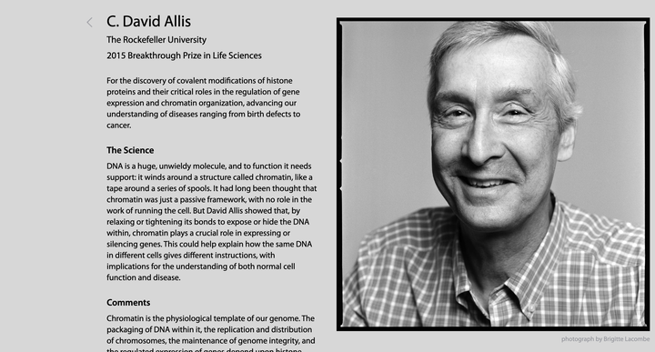悼念表观遗传领军人物C. David Allis - 知乎