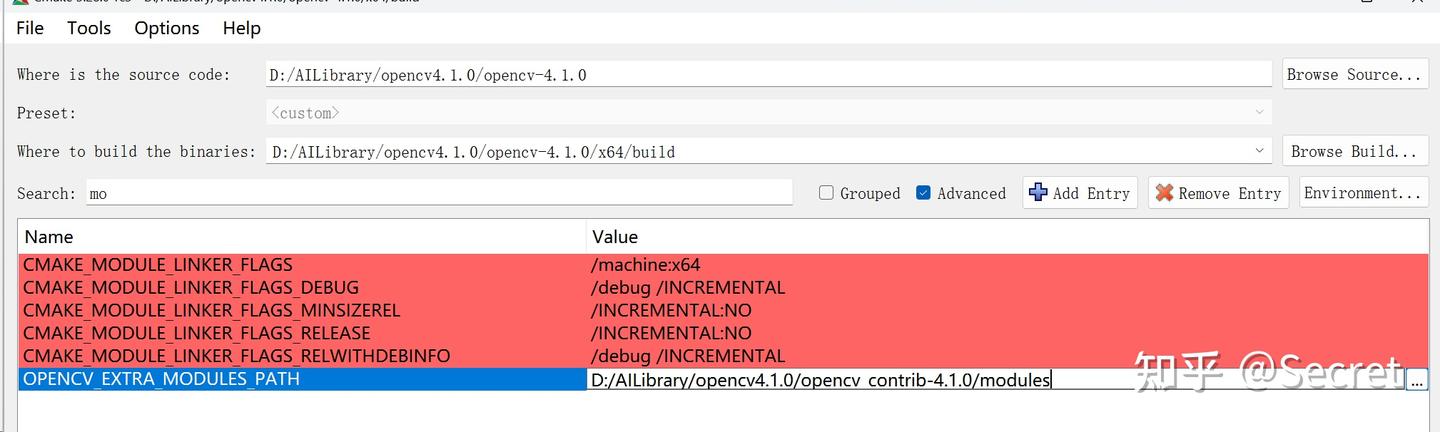 OpenCV+OpenCV_contrib编译 - 知乎