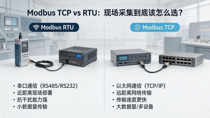 Modbus TCP vs RTU：现场数据采集到底该怎么选？ - 知乎