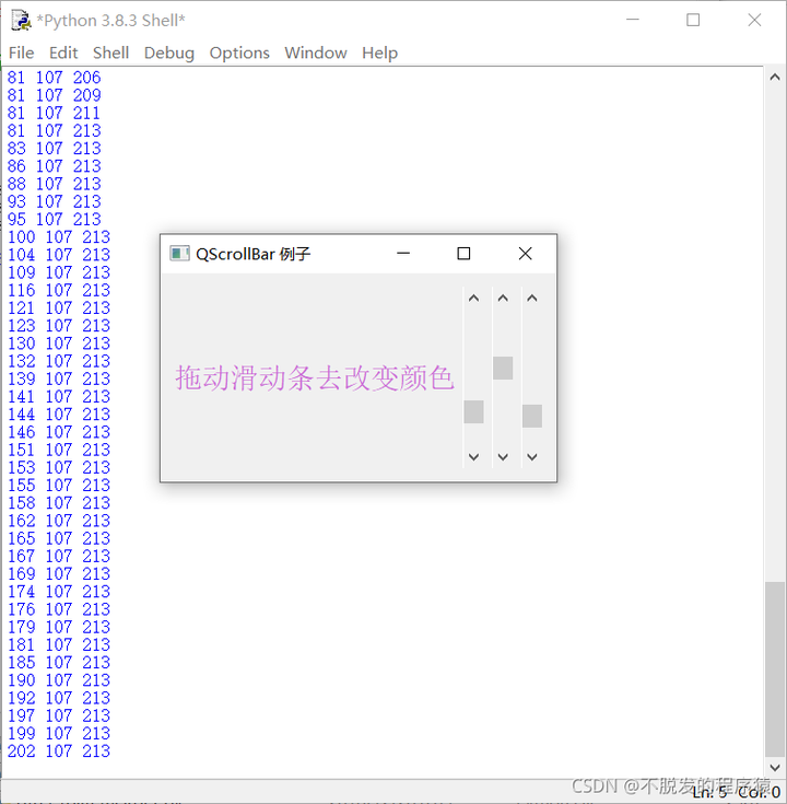 Python Qt GUI设计：QScrollBar类实现窗口水平或垂直滑动条效果（拓展篇—4） - 知乎