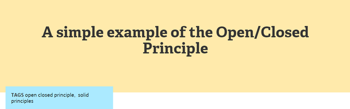 【译文】聊聊开放封闭原则 (Open/Closed Principle) - 知乎