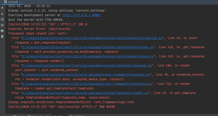 TemplateDoesNotExist:rest_framework/api.html - 知乎