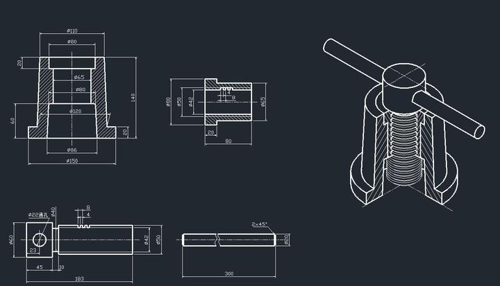CAD dwg格式练习图100多张，练习图进阶版，提高绘图技能与效率从此刻开始 - 知乎