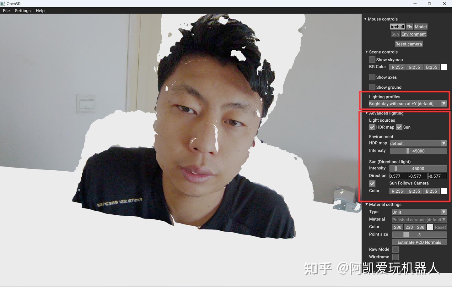 Open3D可视化窗口点云预览(Windows) - 知乎