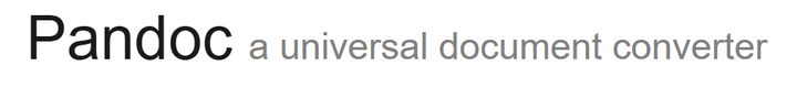 Pandoc入门 - 知乎