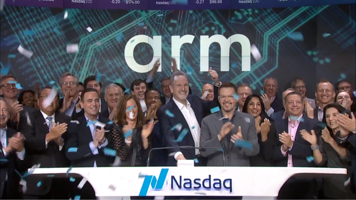 今年全球最大IPO！Arm正式登陆纳斯达克，市值超652亿美元 - 知乎