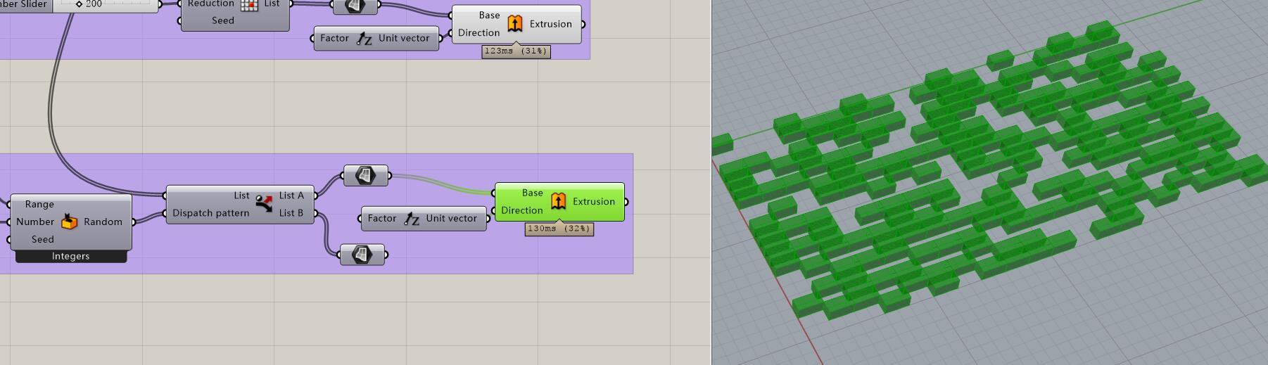 grasshopper中如何随机选择阵列中的物体？？ - 知乎