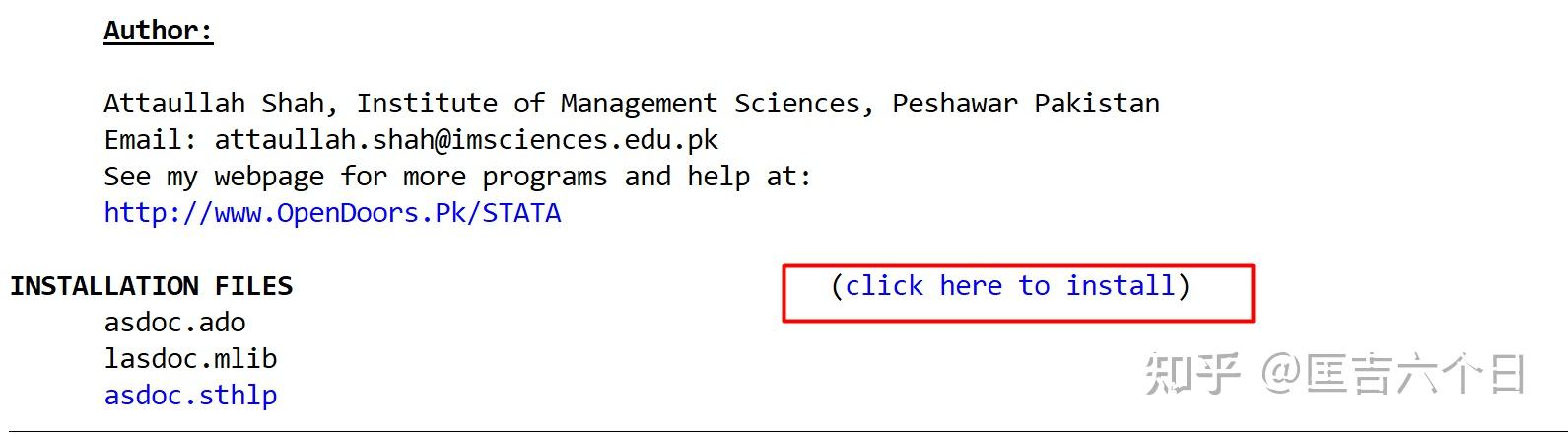 stata如何安装asdoc命令? - 知乎