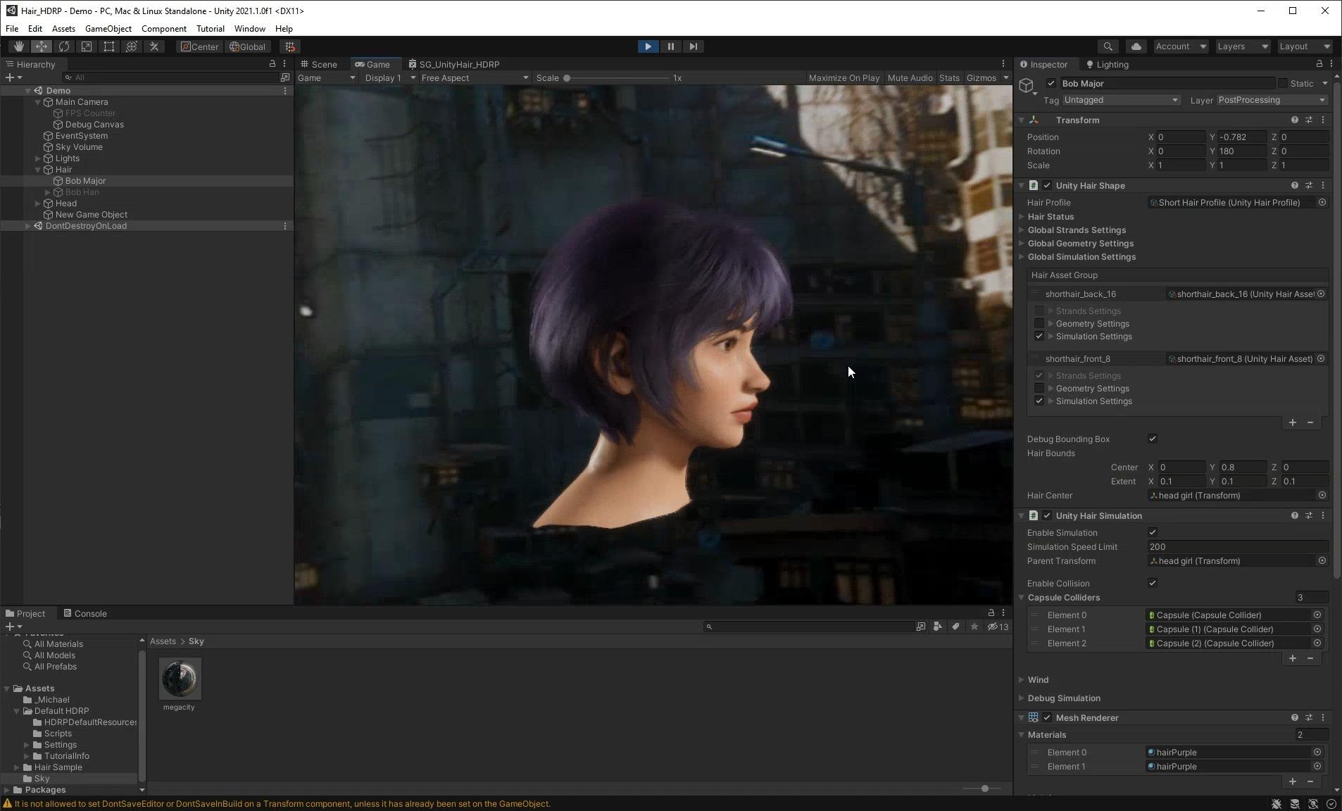【技术精讲】基于AMD TressFX技术的Unity China HairFX 毛发系统使用说明 - 知乎