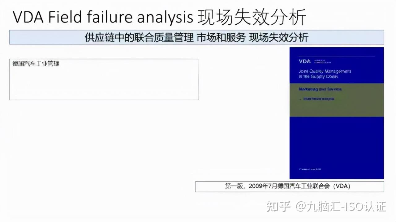 重磅资料来了~VDA- FFA现场失效分析 - 知乎