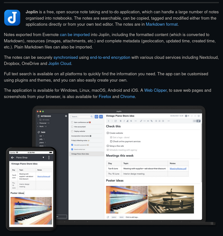 Joplin-推荐给极客的笔记应用 - 知乎