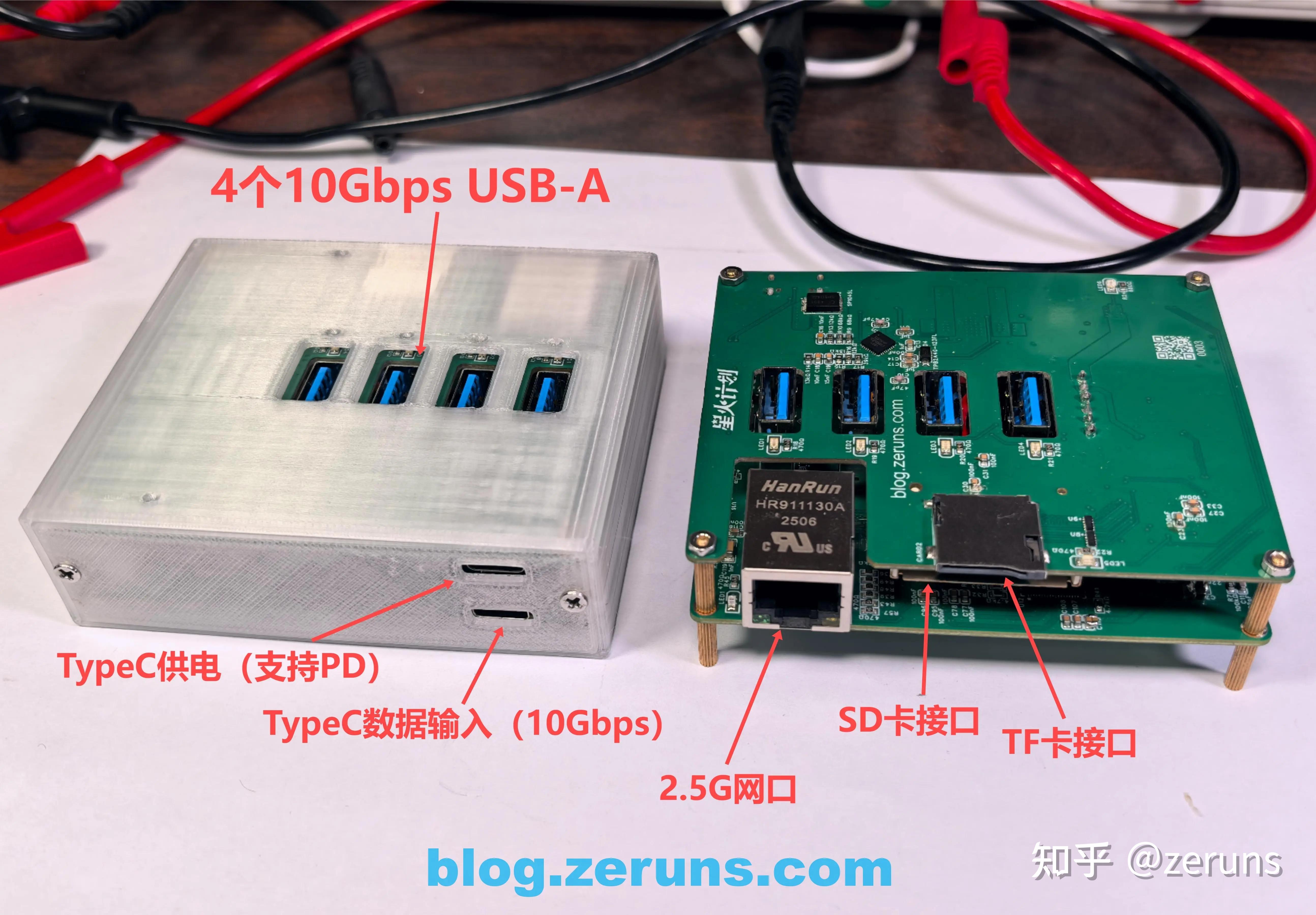 开源TypeC拓展坞，4个10Gbps的USBA口+2.5G网卡+读卡器，VL822+RTL8156BG+GL3224 - 知乎