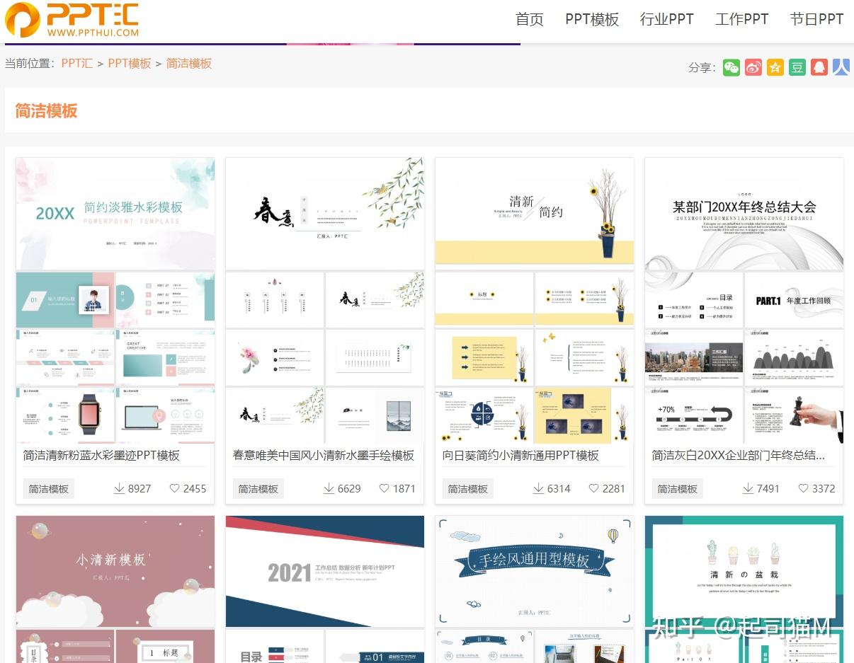 有没有完全免费下载PPT模板的网站呀？ - 知乎