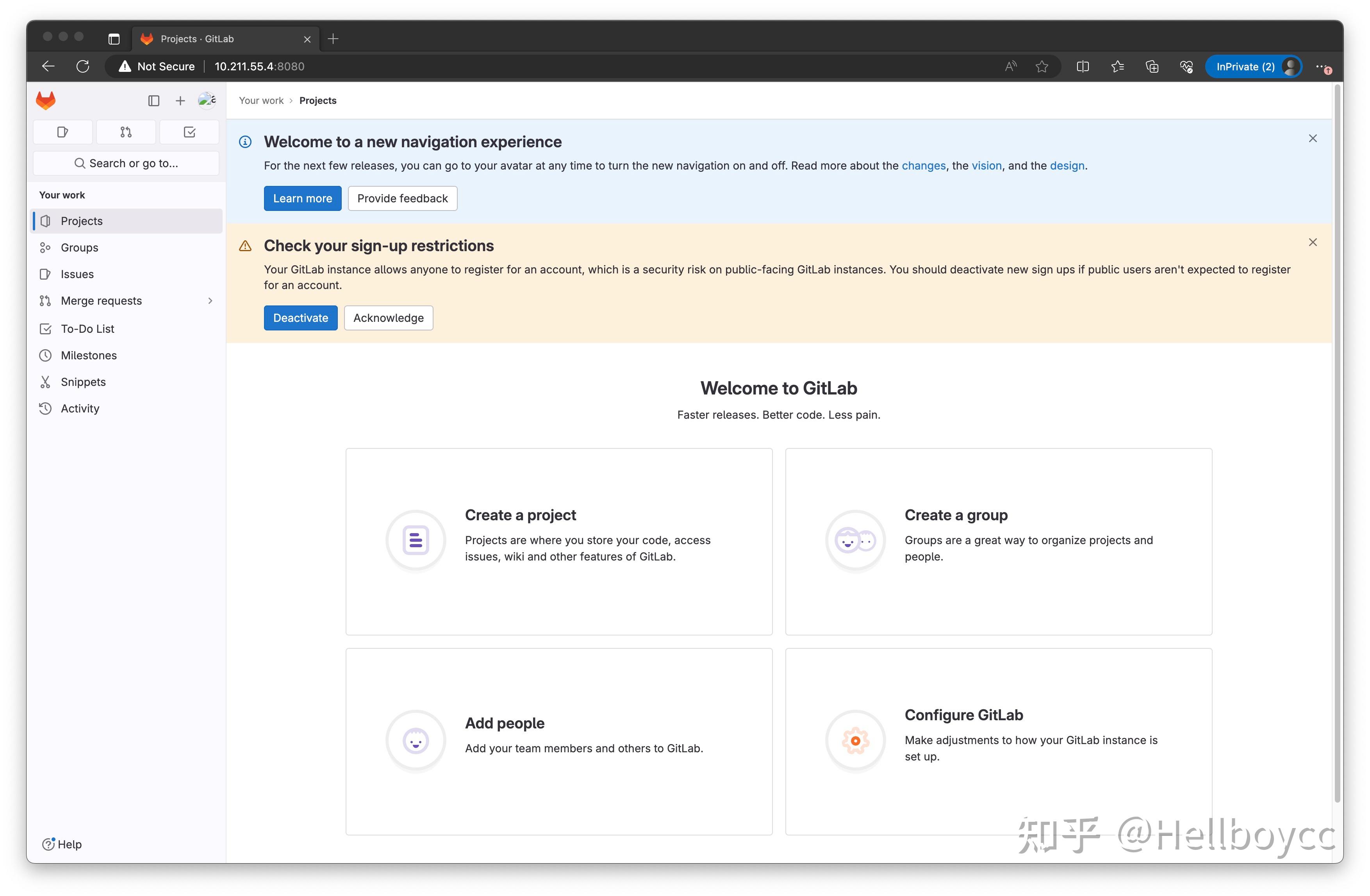 基于Docker Compose快速搭建GitLab服务 - 知乎