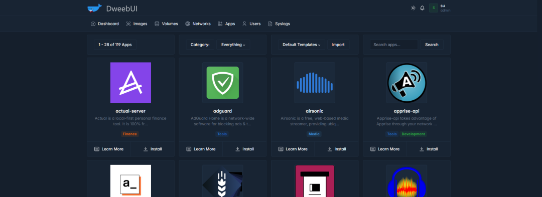 Docker管理神器DweebUI上线！一键部署+119款模板，Portainer不香了？ - 知乎