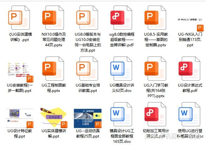 UG基础入门培训ppt - 知乎